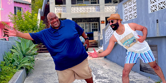 Visitor Thrilled To Meet Dwayne Leverock - Bernews