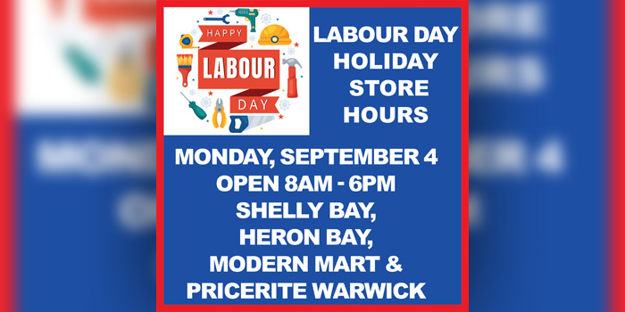 MarketPlace Labour Day Holiday Store Hours - Bernews