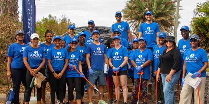 Argus Group Participates In KBB Coastal Cleanup - Bernews