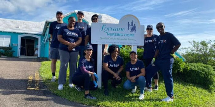 Photos: Artex Staff Visit Seniors Homes - Bernews