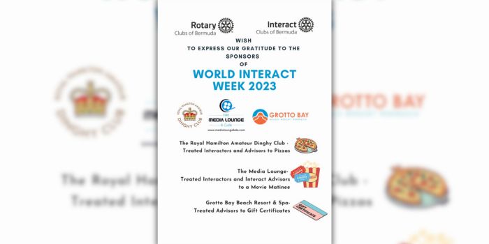 Rotary Clubs Celebrate 2023 World Interact Week - Bernews