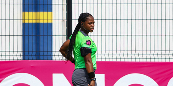 Assistant Referee Natasha Trott Blazing A Trail - Bernews