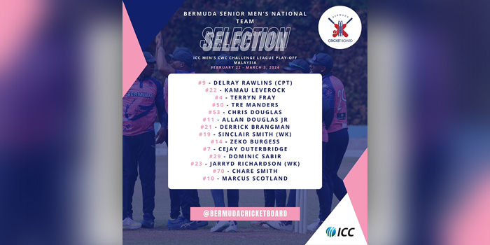 BCB Announces Team For ICC Men's CWC - Bernews