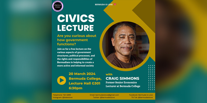 'Bermuda Is Love' To Host Lecture On Wed - Bernews