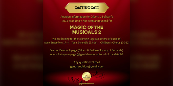 Casting Call For 'Magic Of The Musicals 2' - Bernews