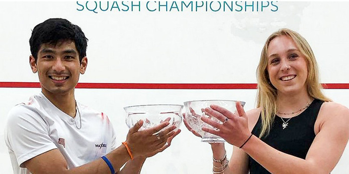 Jeeva & Prow Win Squash Open Championship - Bernews