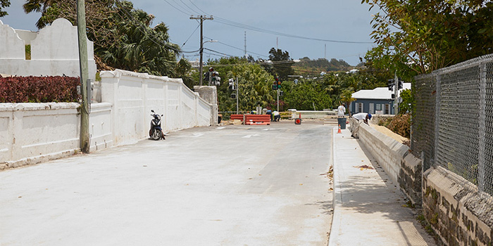 St John's Road Reopens After 9-Month Closure - Bernews