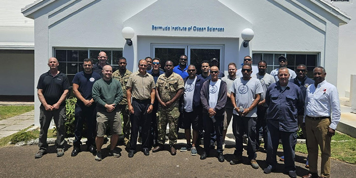Marine First Responders Complete SAR Training - Bernews