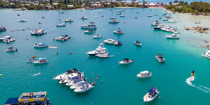 Photos, Video & 360: Raft Up In West End - Bernews