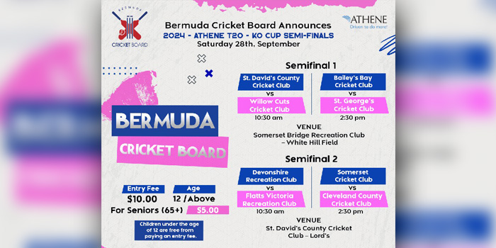 BCB Announces Athene T20 KO Cup Semi-Finals - Bernews