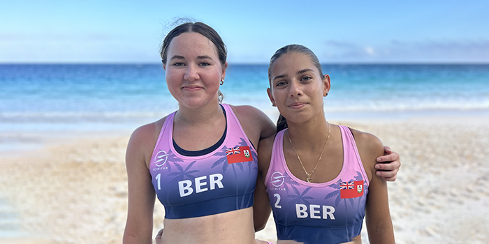 Women's Beach Volleyball Team Win Bronze - Bernews