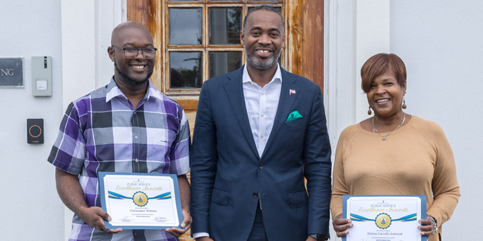 Webson & Carvelli-Astwood Earn PSEA Award - Bernews