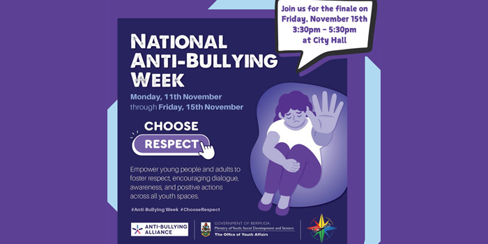 Anti-Bullying Week Finale Event On Nov 15 - Bernews