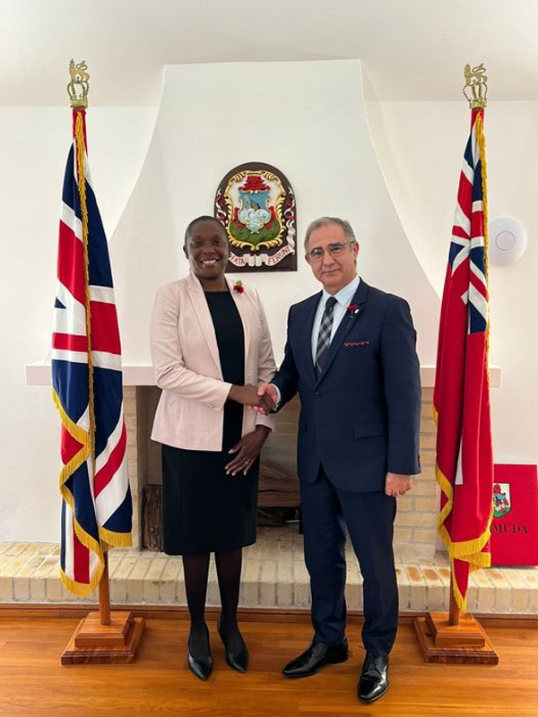 Governor Welcomes Azores President Bolieiro - Bernews