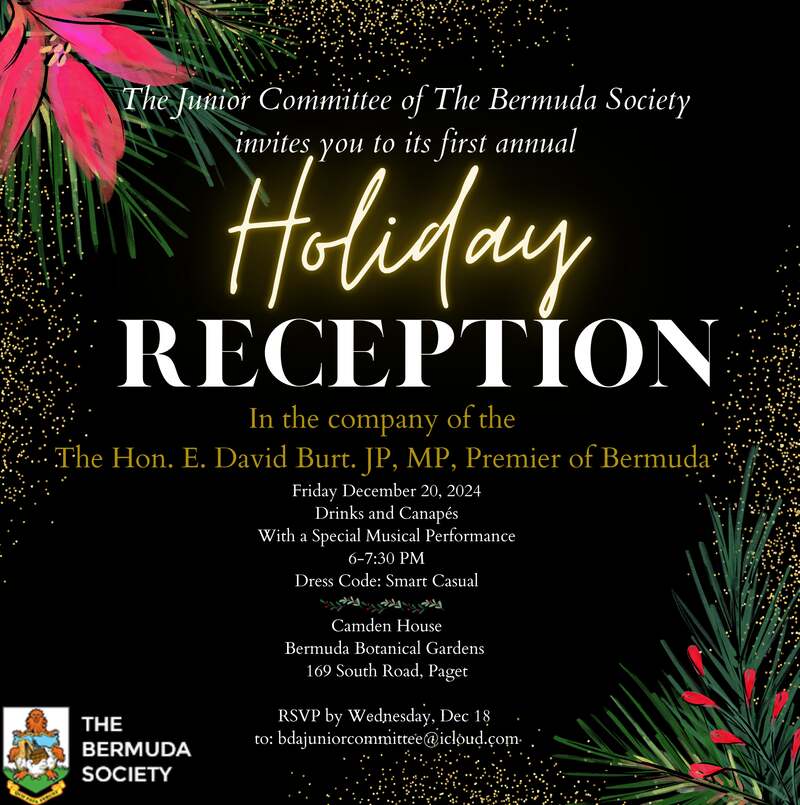 Junior Committee To Host Holiday Reception - Bernews