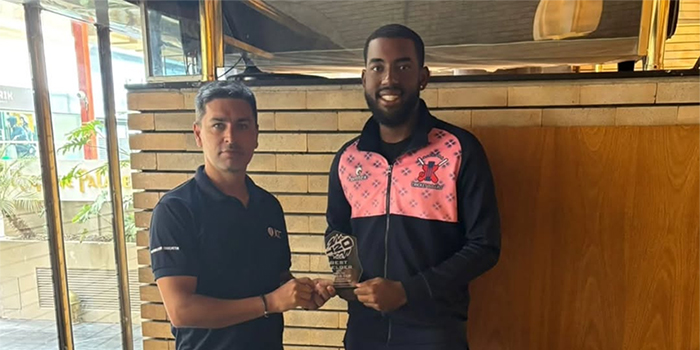 Dominic Sabir Wins Best Fielder Award - Bernews