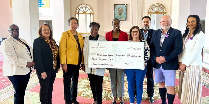 Hamilton Princess Donates $8,000 To Charity - Bernews