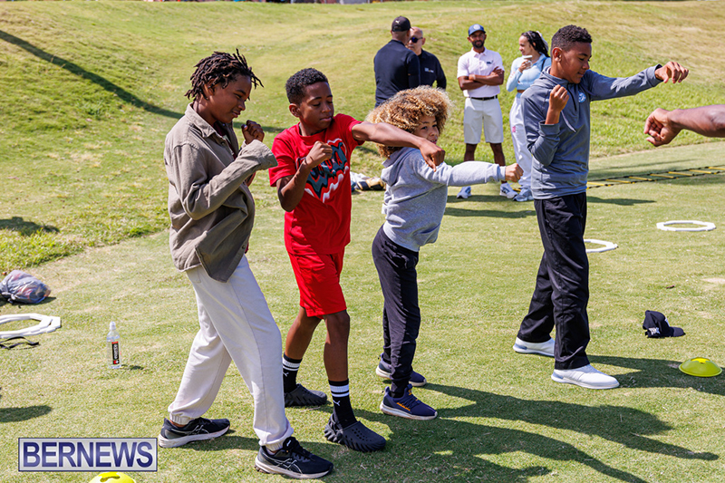 Photos/Video: Andre Lambe Boxing & Golf Clinic - Bernews