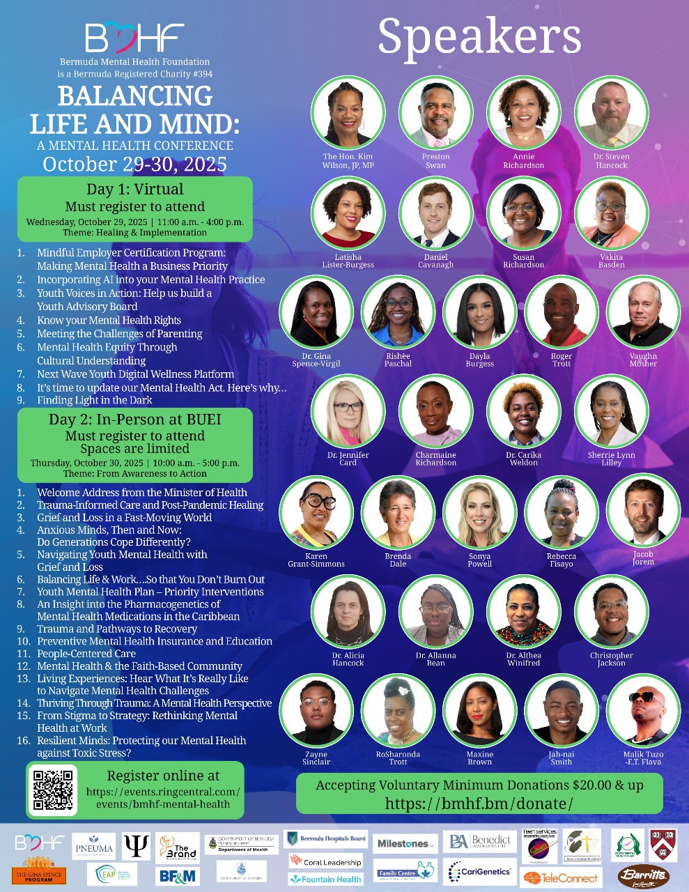 BMHF To Host Mental Health Conference - Bernews