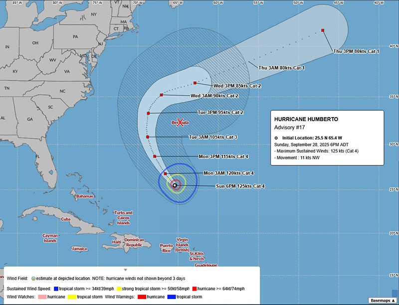 Tropical Storm Watch Issued For Bermuda - Bernews