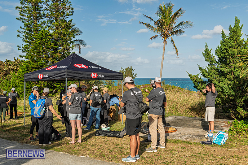 Photos: HSBC Help Clean Up Cooper’s Island - Bernews