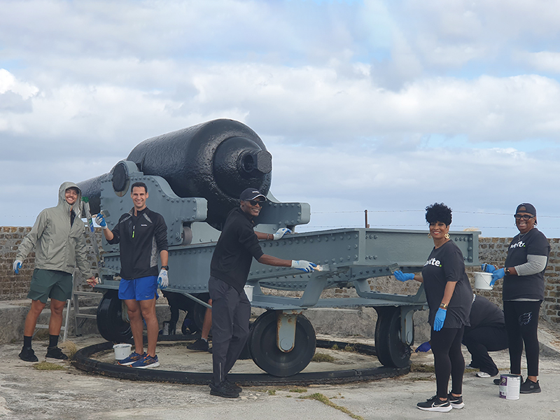 Deloitte Staff Volunteer During 'Impact Day' - Bernews