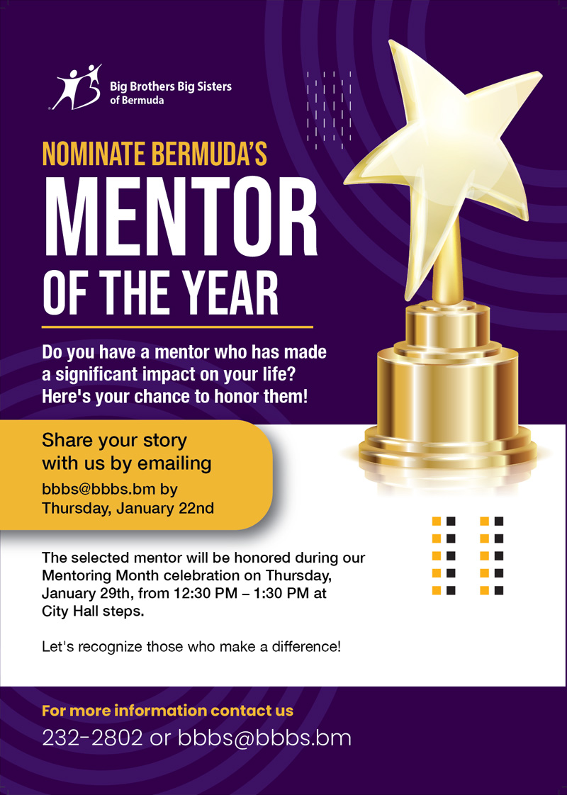 BBBS Calls For Mentor Nominations - Bernews