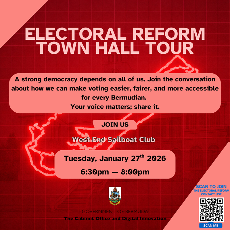 Residents Invited To Final Electoral Town Hall - Bernews