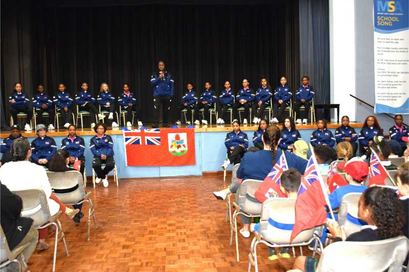 MSA Welcomes National Women’s Football Team - Bernews