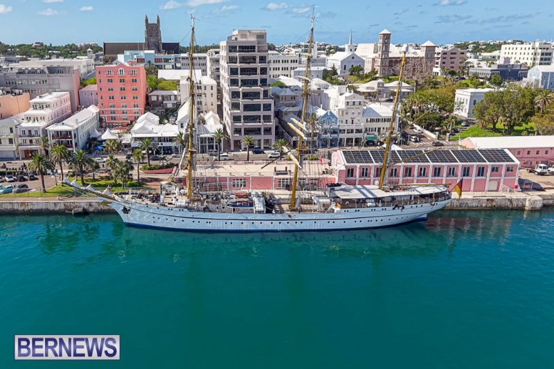 Photos/Video: 'Gorch Fock' Tall Ship In Hamilton - Bernews