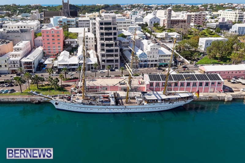 Photos/Video: 'Gorch Fock' Tall Ship In Hamilton - Bernews