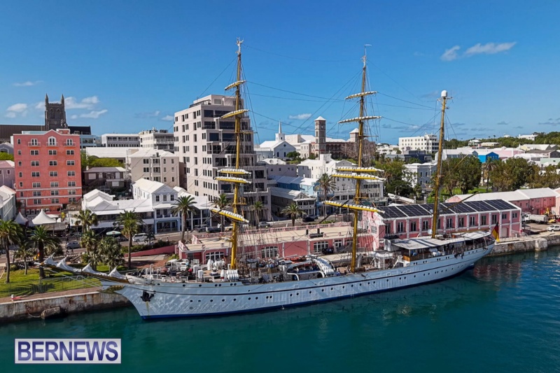 Photos/Video: 'Gorch Fock' Tall Ship In Hamilton - Bernews