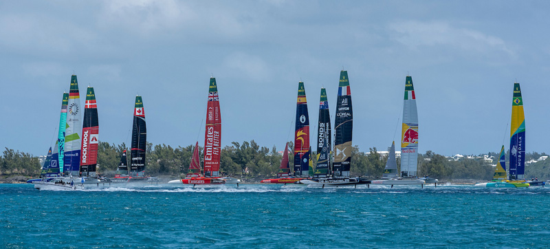 Photo & Results: 2026 Bermuda SailGP Day One - Bernews