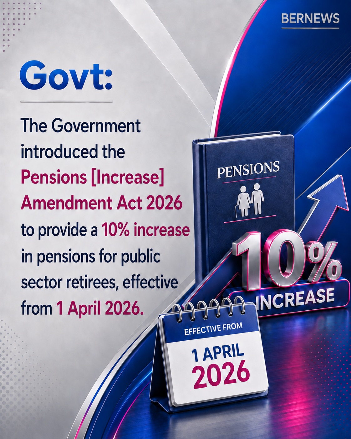 10% Pension Increase For Public Sector Retirees - Bernews