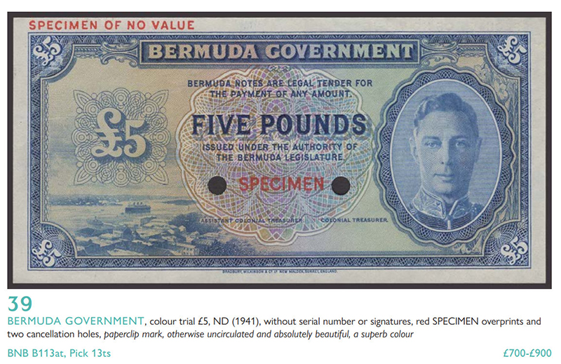 Old Bermuda Notes Sell For $7300 At Auction - Bernews