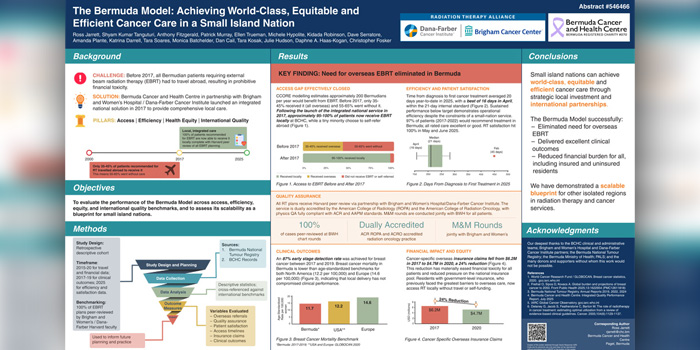BCHC Cancer Care Abstract Presented At ASCO - Bernews