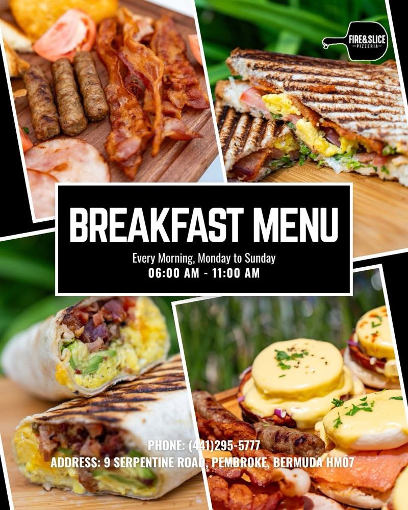 Food Review: Fire & Slice Breakfast - Bernews